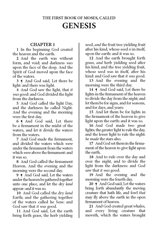 KJV Large Print Personal Size Bible | CAM Books